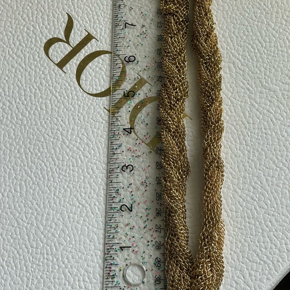Jewelry | Natasha Fashion Braided Gold Necklace | Poshmark
